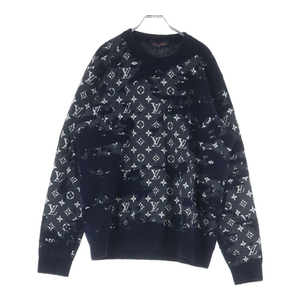 LOUIS VUITTON(ルイヴィトン) 21SS Distressed Monogram Crewneck Knit
