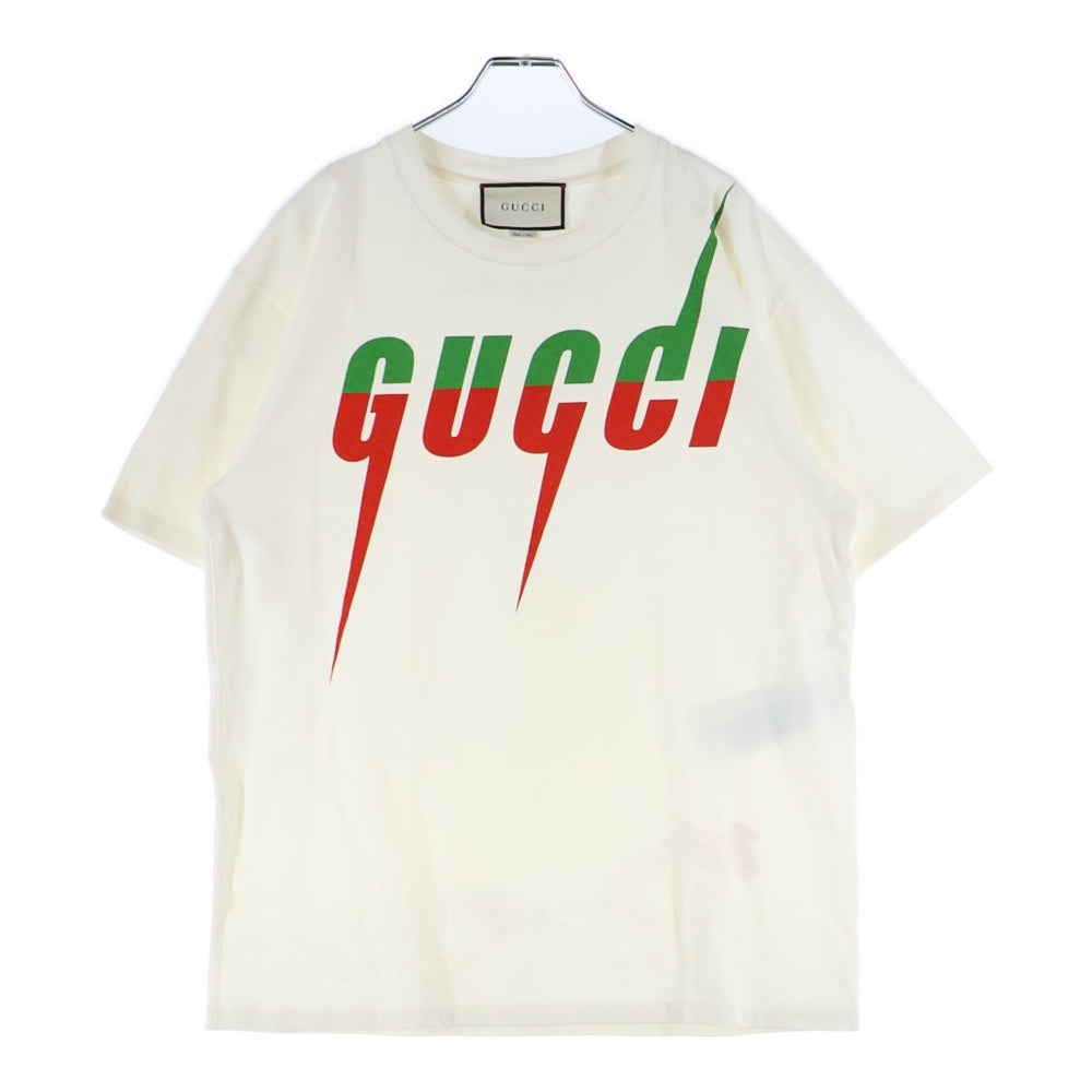 GUCCI(グッチ) 19SS Blade Print Tee 565806 XJAZY ブレードロゴ半袖T