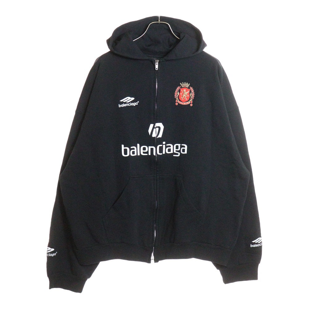 BALENCIAGA(バレンシアガ) 24SS Soccer Paris Zip-Hoodie サッカーパリ