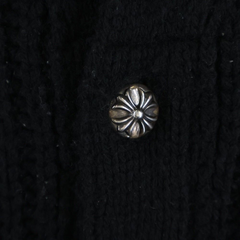 CHROME HEARTS(クロムハーツ) CASHMERE CARDIGAN クロスボールボタン