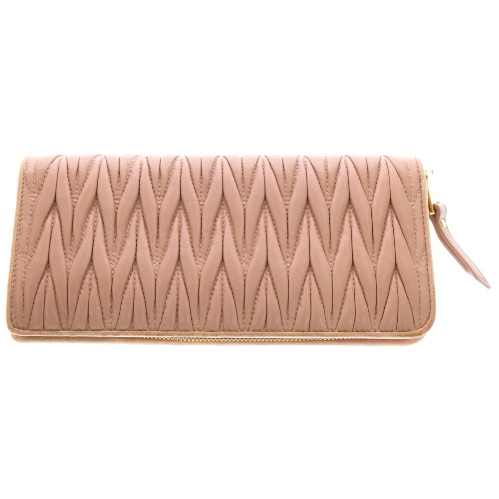 miumiu(ミュウミュウ) マテラッセ ロングウォレット 長財布 カード
