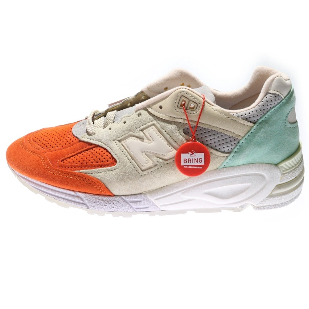 New Balance(ニューバランス) ×KITH M990KV2 Cycladesキス キクラデス スエード ローカットスニーカー ベー